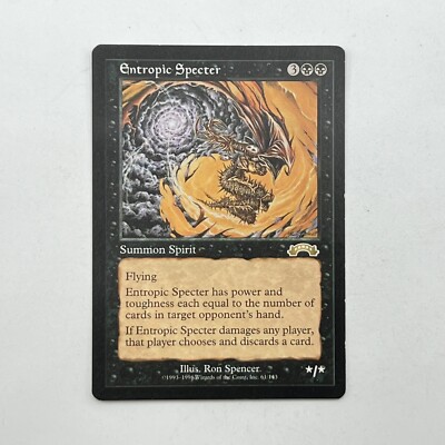 Magic The Gathering MTG Entropic Specter - Exodus - EX Authentic ...