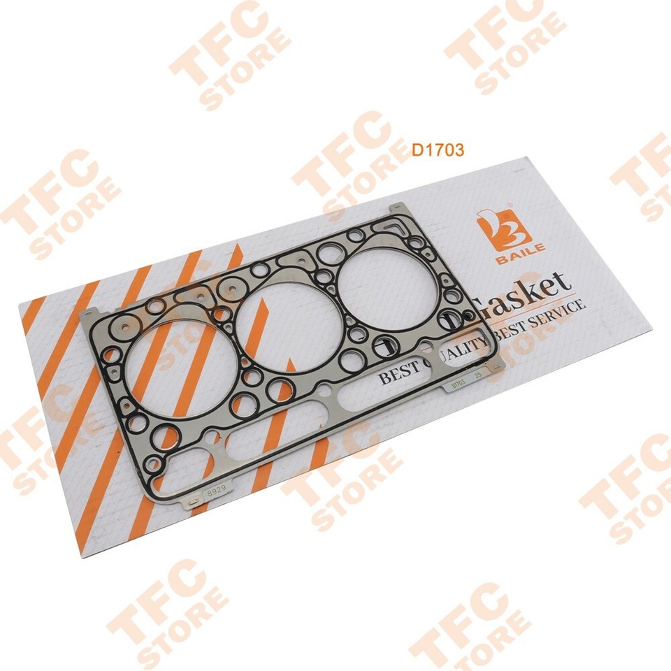 New D1703 Full Gasket Set Kit For Kubota D1703 Engine With Head gasket ...