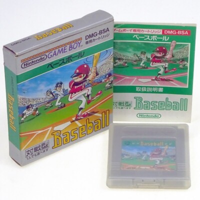 BASEBALL GB Nintendo Game Boy Japan Import Gameboy Sports Boxed ...