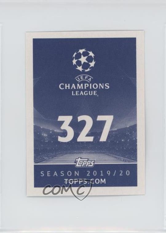 2019-20 Topps UCL Sticker Club Badge Manchester City FC Manchester City ...