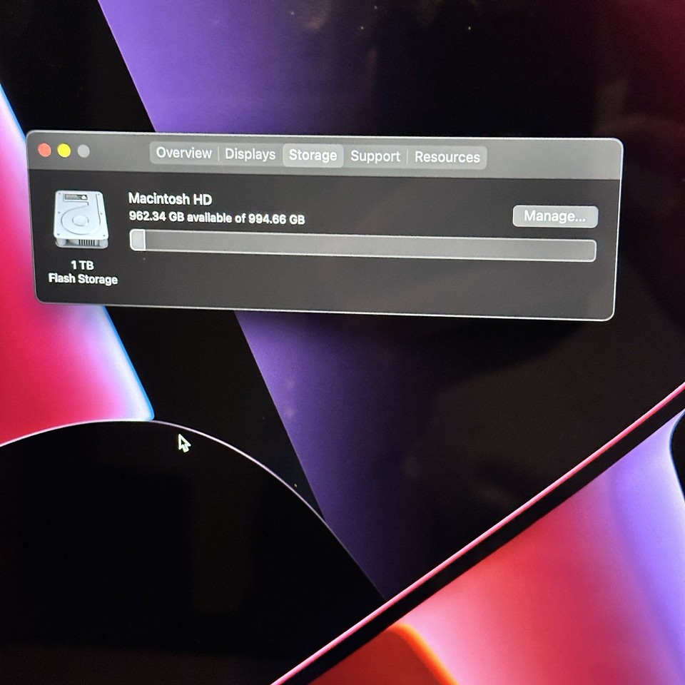 MacBook Pro (16-inch, M1 Pro, 2021) 16-Core GPU, 32GB, 1TB SSD Works ...