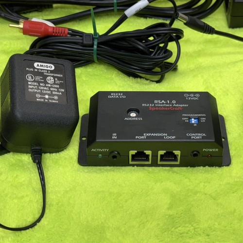 Speakercraft RS232 RSA-1.0 INTERFACE ADAPTER W/ mode adapter +AC ...