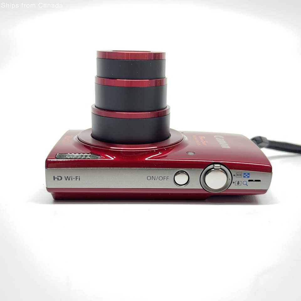 Canon PowerShot ELPH 190 IS Red Digital Camera - 20.1 MP 10x Zoom | eBay