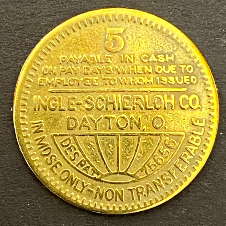 United Pocahontas Coal Co. Zenith "5" Scrip Token 19mm 2.67g c1915-30 ...