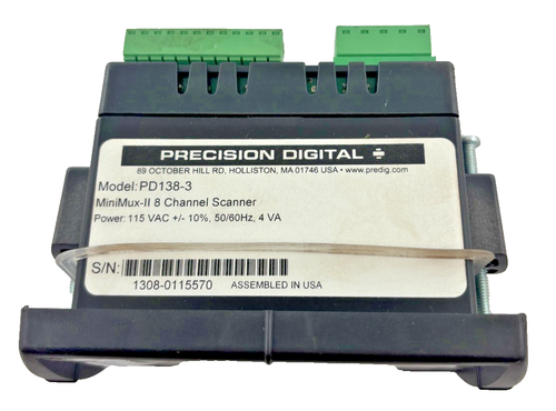 Precision Digital PD138-3 Mini MUX-II 8-Channel Scanner 115V AC 50/60Hz ...