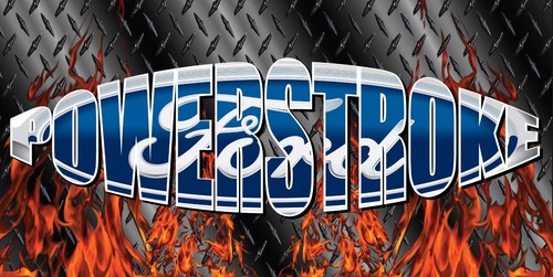 Ford Powerstroke Diesel Truck Banner High Quality Sign Flag Banner ...