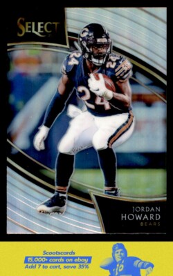 2018 Panini Select Jordan Howard Silver Prizm #256 Chicago Bears | eBay
