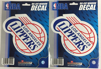 Los Angeles Clippers 4" x 6" NBA Rico Industries Die Cut Vinyl Decal ...