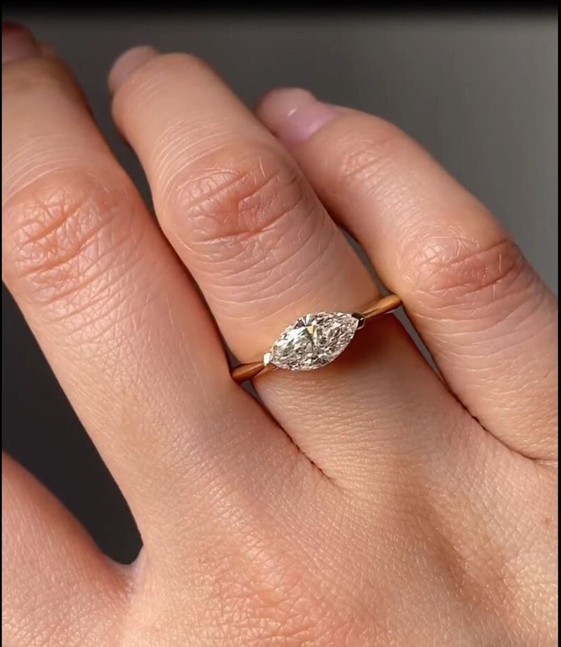 East West Marquise Settings East West Ring, 1.5 CT Marquise Cut