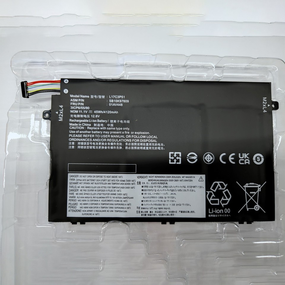 L17L3P51 L17C3P51 Battery For Lenovo ThinkPad E480 E490 E590 E580 E595 ...