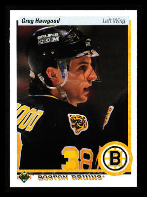 Greg Hawgood 1990-91 Upper Deck Hockey NHL #391b Boston Bruins | eBay
