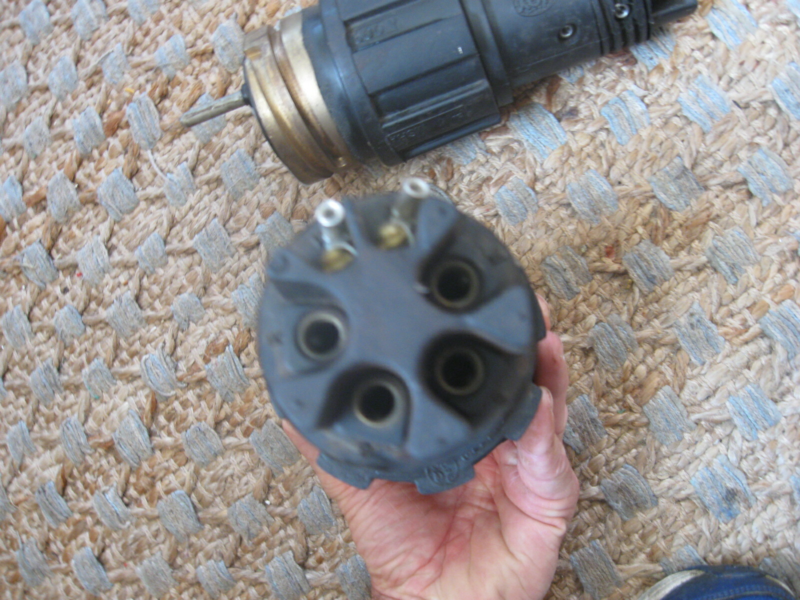 Joy Eaton Crouse Quik Lok 600V Heavy Duty Plug receptacle X8344-4d / P ...