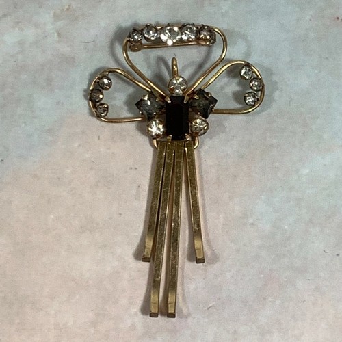 Vintage Plaqué Or Broche Pendentif Designer Signé Phyllis | eBay