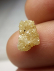 2.35 Ct,Natural Rough Diamond,Light Yellow Rough,Natural Uncut Diamond ...
