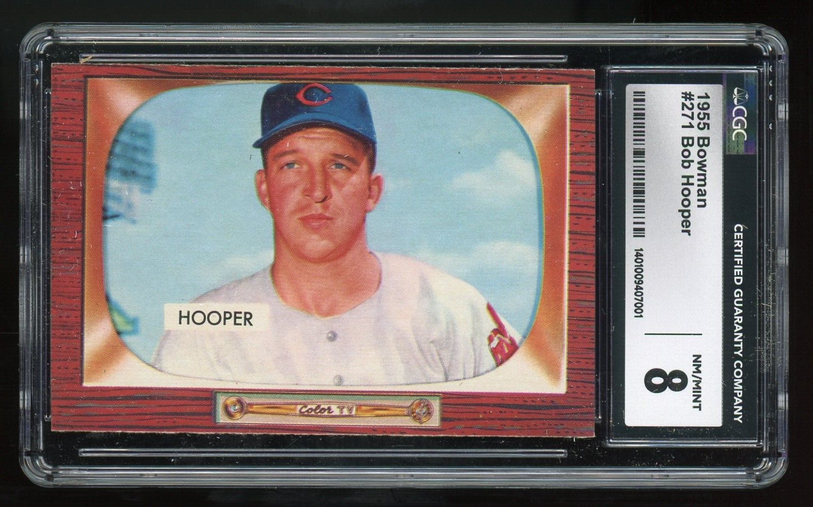 1955 Bowman #271 Bob Hooper CGC 8 NM/MINT #4007001 | eBay