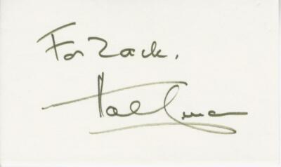 HAL LINDEN-ORIGINAL AUTOGRAPHED CARD-"BARNEY MILLER" | eBay