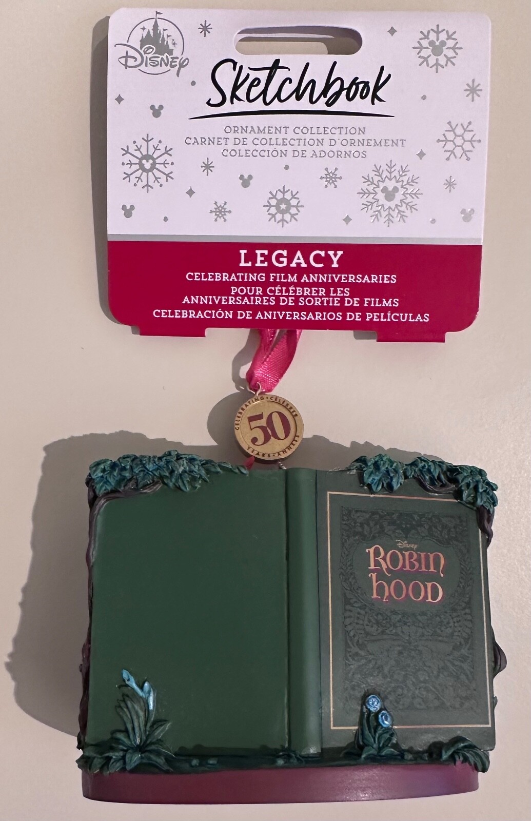Disney Robin Hood Legacy 50th Sketchbook Christmas Tree Holiday ...