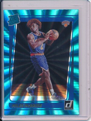 MILES MCBRIDE 2021-22 PANINI DONRUSS RATED ROOKIE HOLO TEAL LASER RC ...