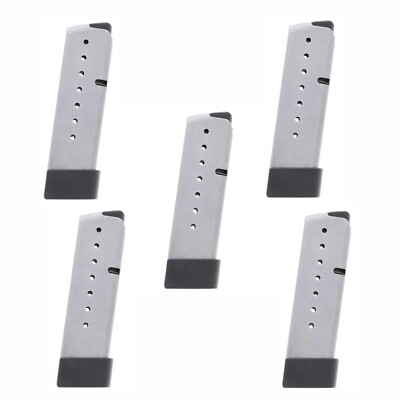LOT (5) Kahr Arms CM9 PM9 MK9 CW9 P9 K9 9mm 8 Round Magazine w/ Ext ...