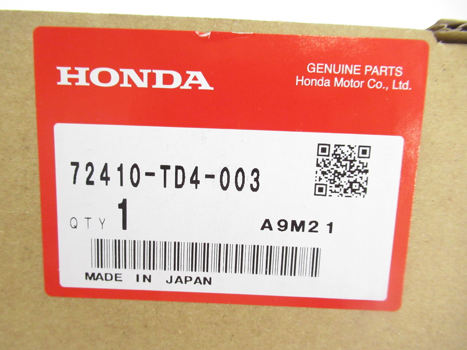 Genuine OEM Honda 72410-TD4-003 Passenger Front Molding Sweep 2015-2019 ...