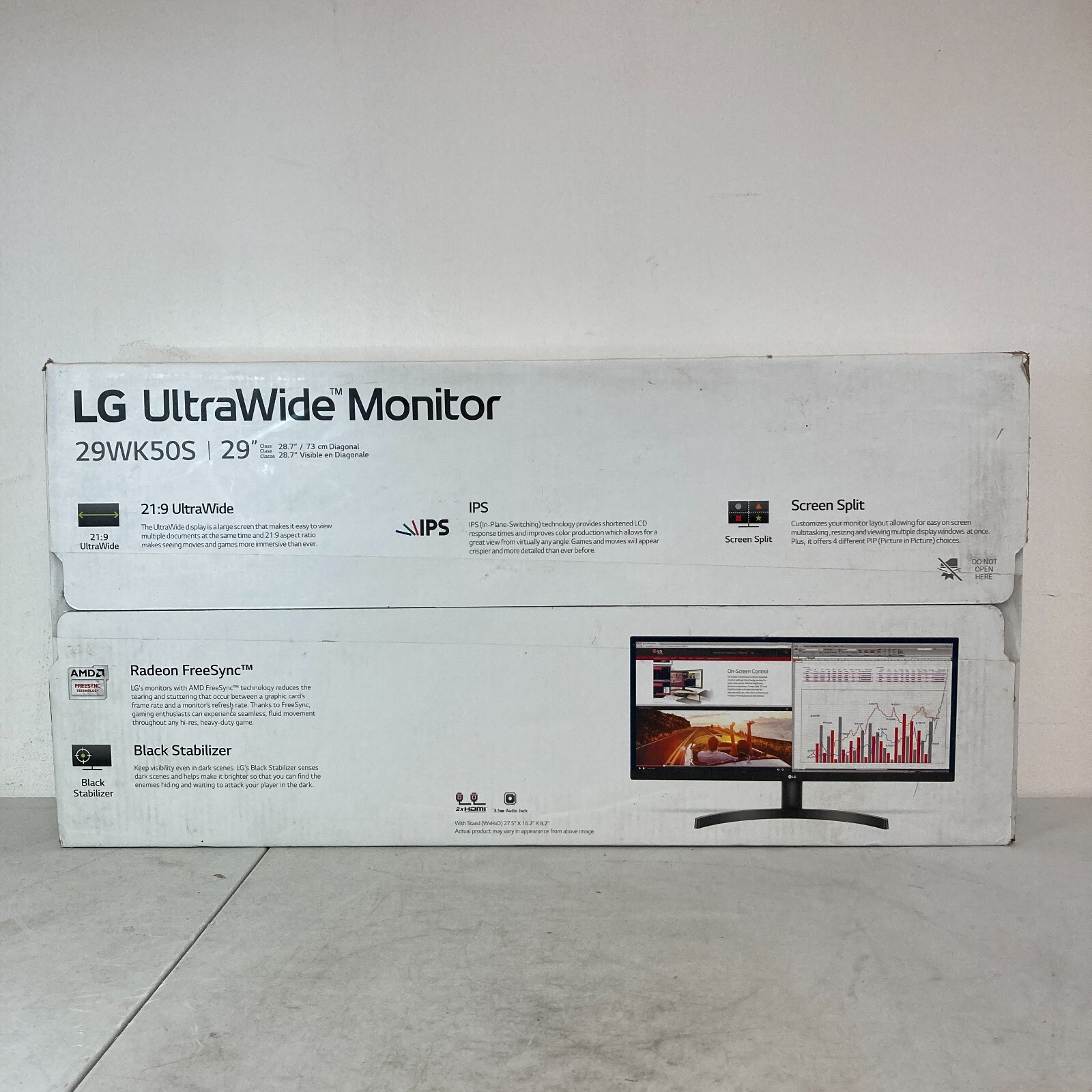 **PARTS ONLY** LG UltraWide 29WK50S-P 29 inch Widescreen Full HD IPS ...