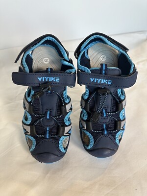 Kid's VITIKE Blue Adjustable Athletic Water Shoe Sandals Size 3.5 (EU ...