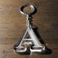 ALPHABET LETTER Initial KEYRING KEYCHAIN Laser Cut 5mm CRYSTAL CLEAR ...