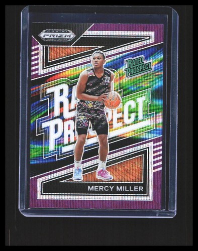 2024 Mercy Miller Rookie Card - Panini Wave Prizm Rated Prospect #4 | eBay