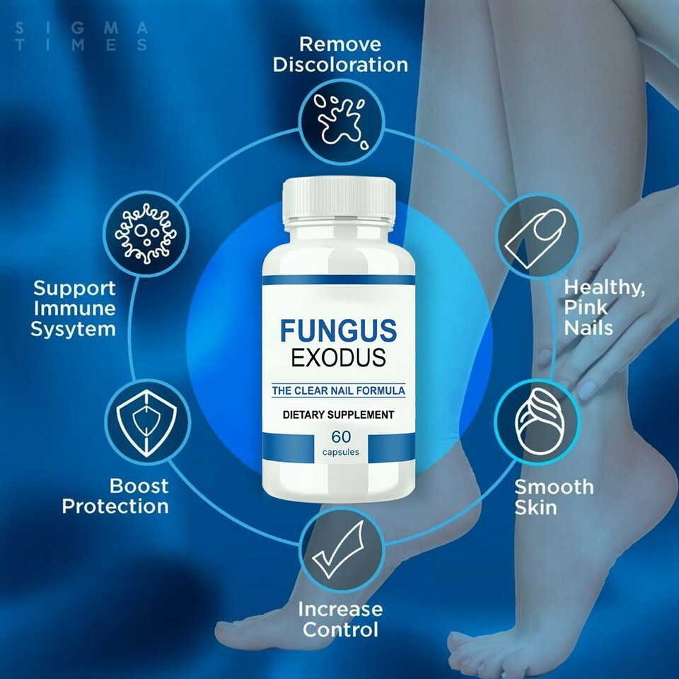 Fungus Exodus Pills to Combat Toenail Fungus and Nail Health 60 ...