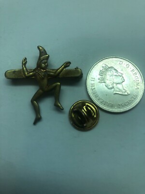 GIRL GUIDE BROWNIE DANCING PIXIE PIN | eBay