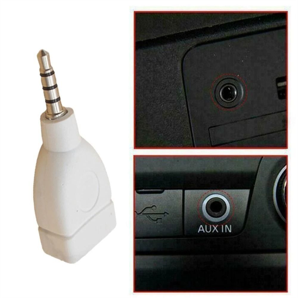 Jack Car Audio Adapter Audio Converter AUX Audio Plug Audio Converter ...