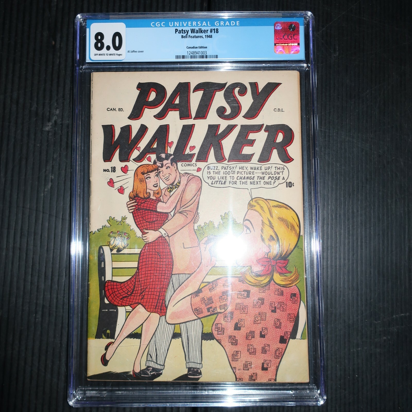 Patsy Walker #18 Bell Features Pub 1948 CANADIAN EDITION, CGC 8.0 (VERY ...