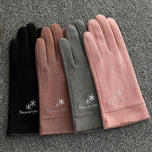 Thickened Warm Gloves Touch Screen Mittens All Finger Gloves Autumn ...