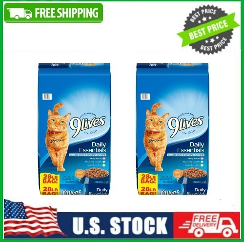 2 Bags 9Lives Daily Essentials Cat Food, 28-Pound Bag | eBay