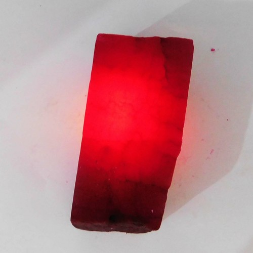 465 Ct Red Ruby Dyed Huge Rough Earth Mined Certified Loose Gemstone | eBay