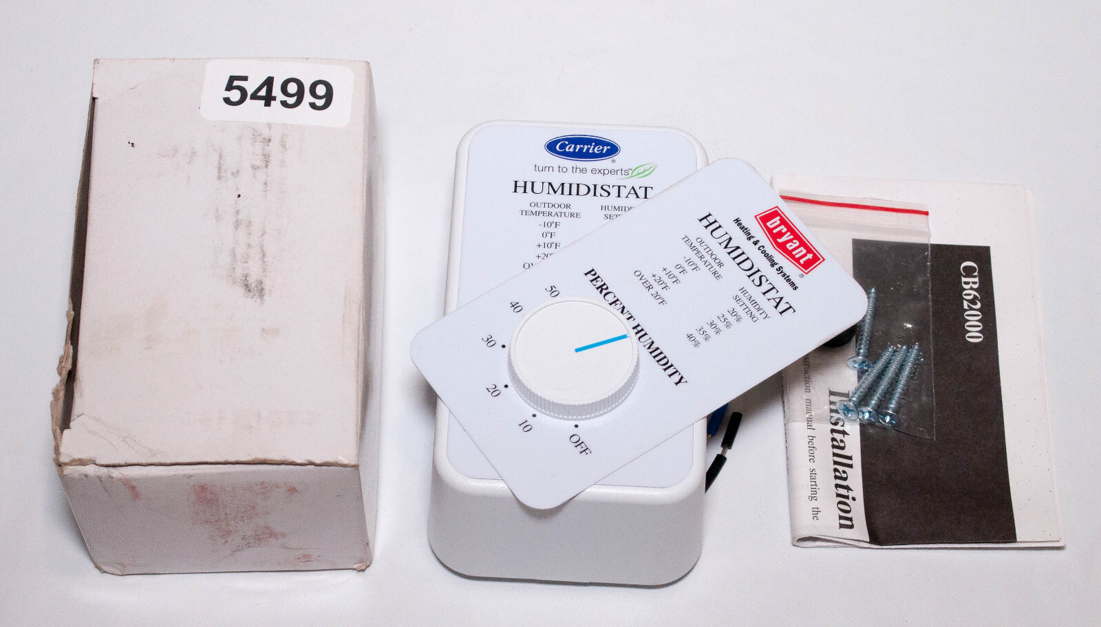 Bryant Carrier CB62000 Humidistat Humidity Control | eBay
