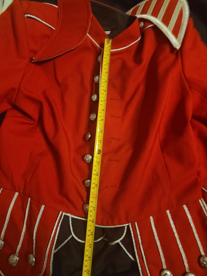 Scottish Red doublet piper kilt jacket Marching Band wool drummer Tunic ...
