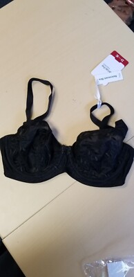 PANACHE BALCONNET TANGO 3251 UNDEREWIRED LACE BRA, BLACK , SIZE 30DD ...
