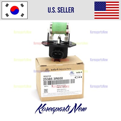 3.3L V6 Engine Cooling Fan Resistor ⭐OEM⭐ 253853R200 Hyundai Azera 2012 ...