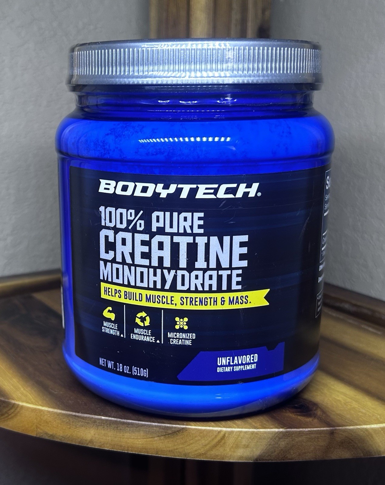 BODYTECH 100% Pure Creatine Monohydrate Powder 18oz - NEW SEALED- Ex 08 ...