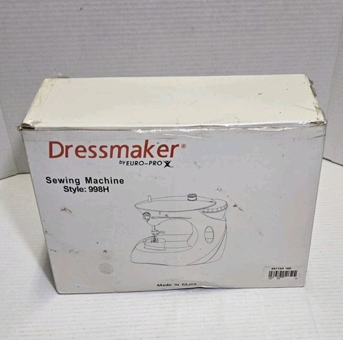Euro-Pro Dressmaker 998H Mechanical Sewing Machine VINTAGE NEW IN BOX ...