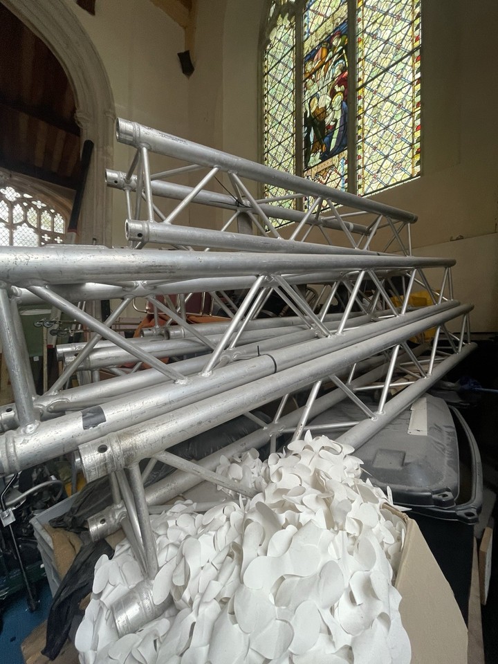 LiteStructures LS-290 / LP290-4 Aluminium Truss – 2m (x1)+ Pins | eBay UK
