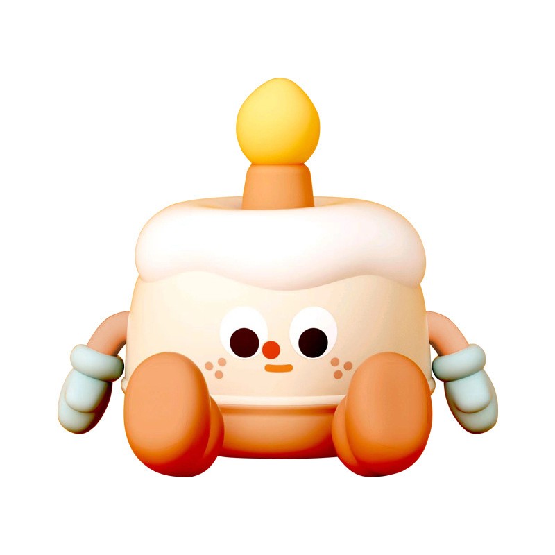 Bedside Table Lamp Battery LED Kids Room Night Light Cute Silicone ...