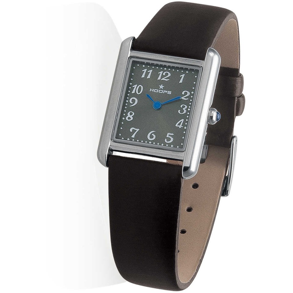 Womens Wristwatch HOOPS PRESTIGE Leather Black White Brown Red | eBay