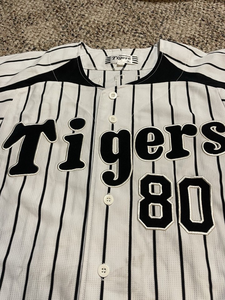 Hanshin Tigers Japan L Baseball Jersey NPB #80 Tom O’Malley 1990’s | eBay