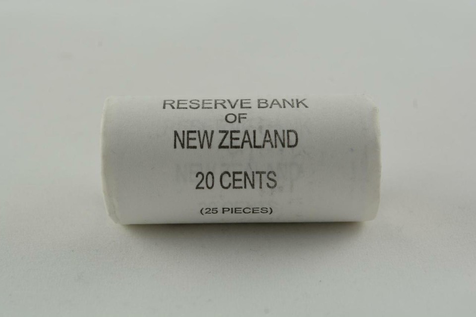 New Zealand - 2008 - 20c Roll (25 Coins) - RBNZ | eBay