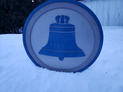 Vintage advertising Bell telephone 25" round sign | eBay