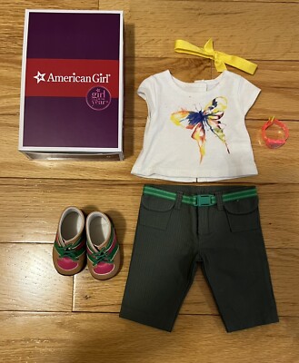 AMERICAN GIRL Lea Clark Rainforest Hike Outfit NEW NIB (NO DOLL) | eBay