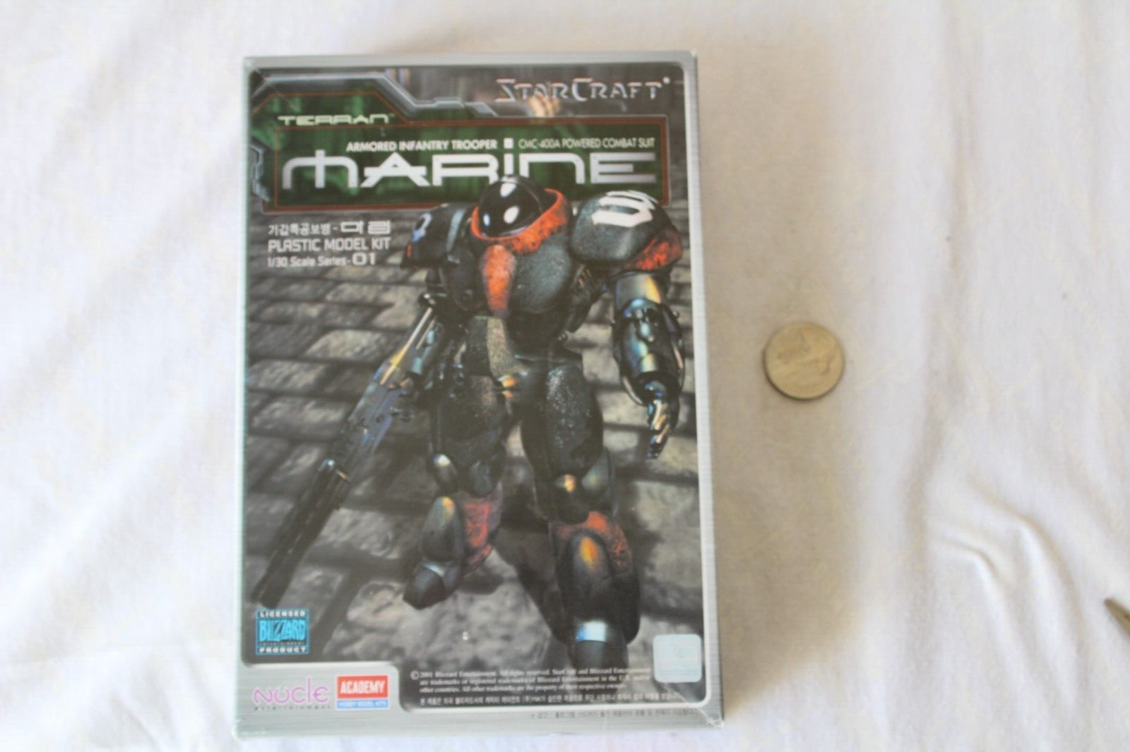 StarCraft Marine Plastic Model Kit 1/30 Scale Series 01 Sealed Baggie ...