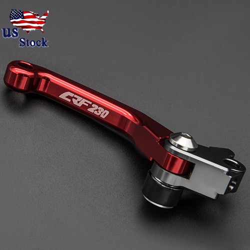 US CNC Dirt Bike Brake Clutch Levers Handle Logo For Honda CRF250F 2019 ...